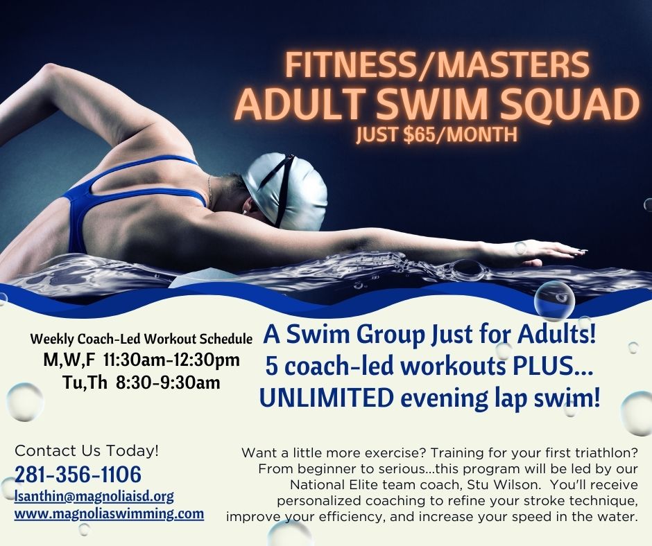 Magnolia Aquatic Club - Adult/Masters Program